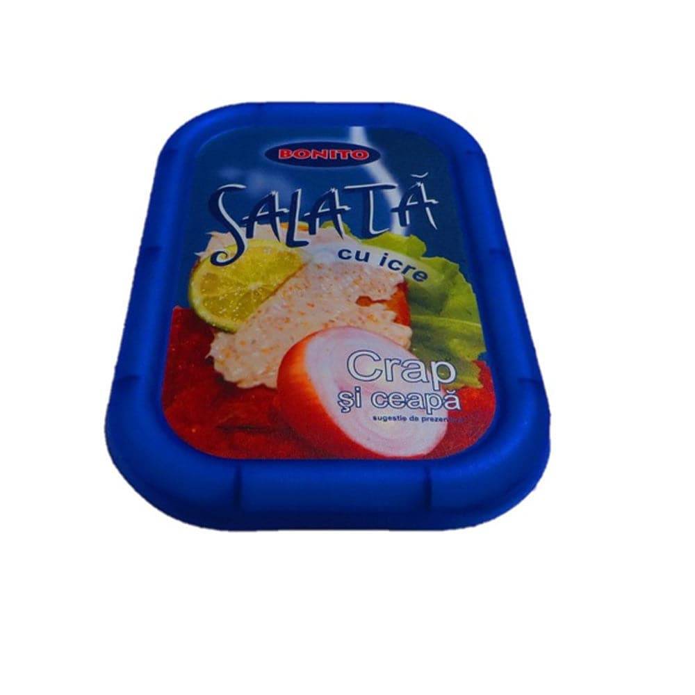 Salata cu icre de crap si ceapa (Bonito) | Delumani - Magazin Online ...