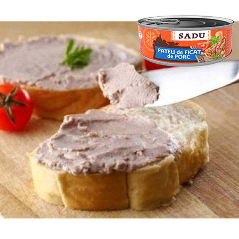 Pate de ficat de porc Sadu 100 g | Delumani - Magazin Online Romanesc